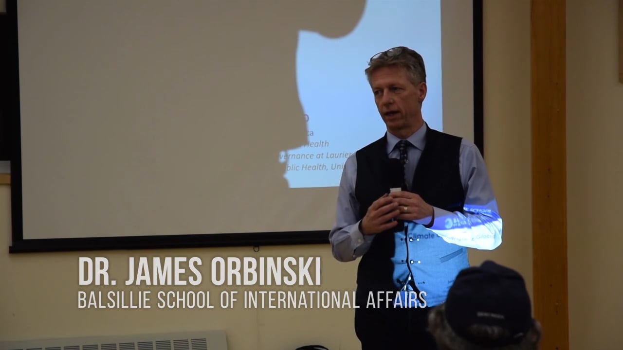 Part 1 of 5 - Dr. James Orbinski demonstrates the links between climate ...