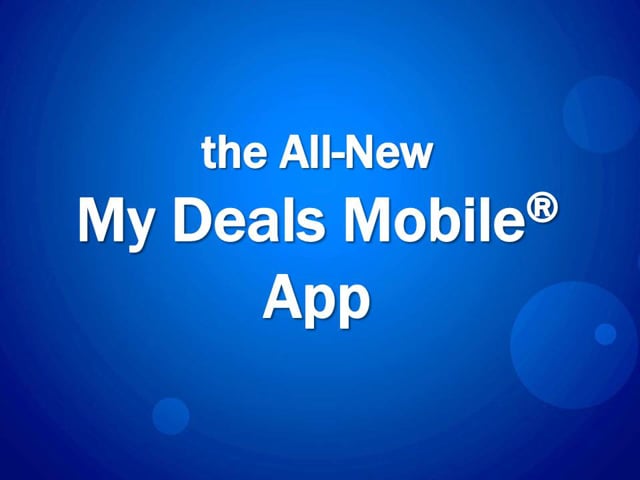 MyDeals on Vimeo