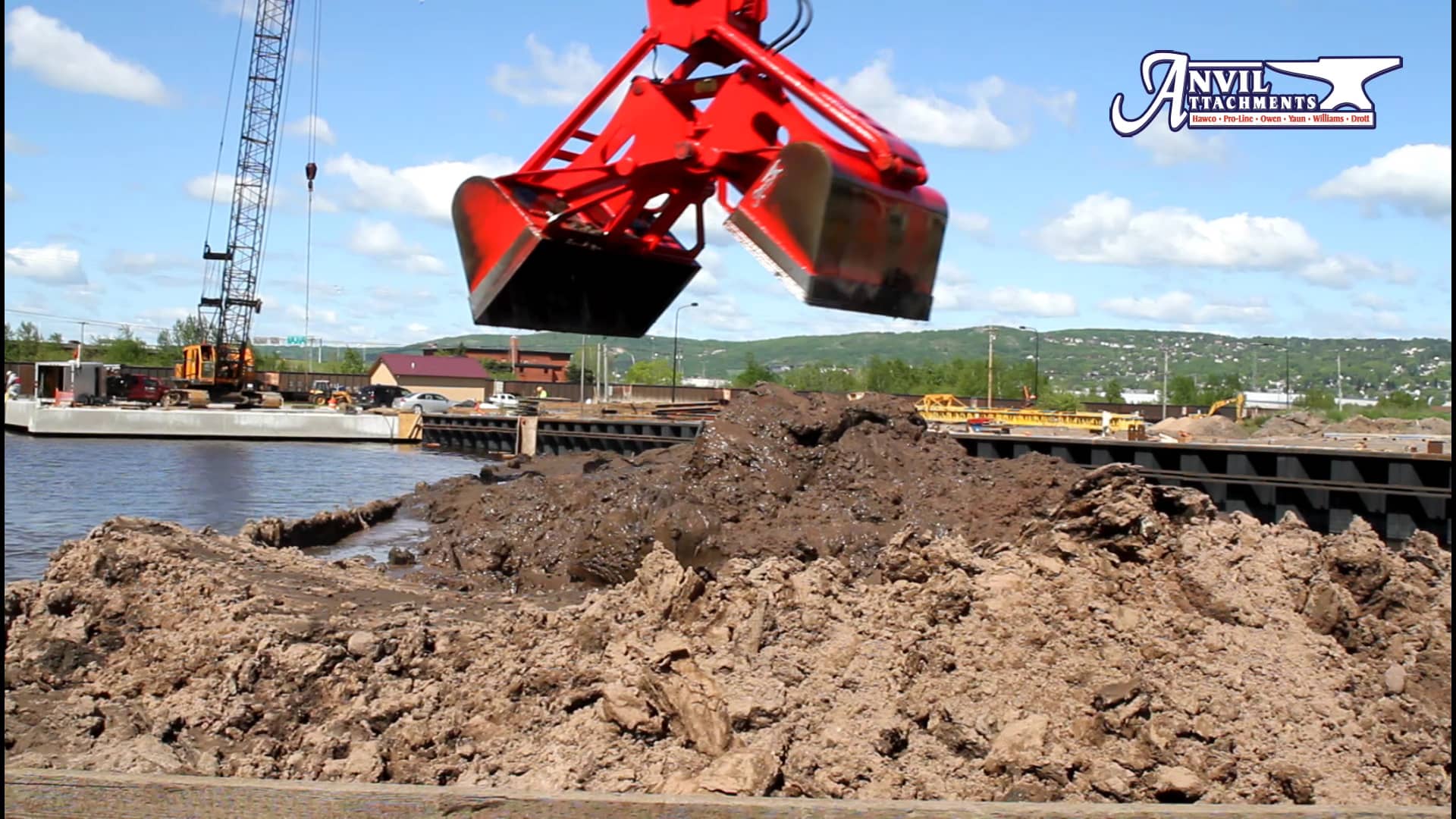 Anvil Anttachments LCHC Environmental Level Cut Hydraulic Clamshell ...