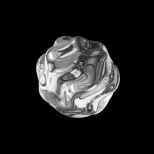 Matte bumpy sphere -3 rotation axes on Vimeo