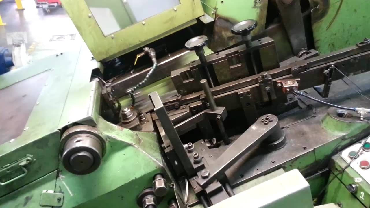 Saspi GV6-50 thread roller flat die, www.manassero.eu on Vimeo