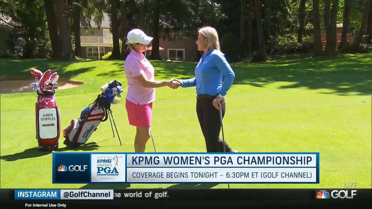 Mill Run GC LPGA Director of Instruction Liz Caron Tip on Morning Drive ...