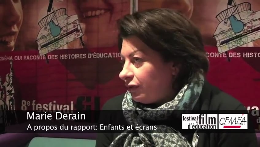 Marie-Derain, à propos du rapport Enfants et écrans grandir on Vimeo
