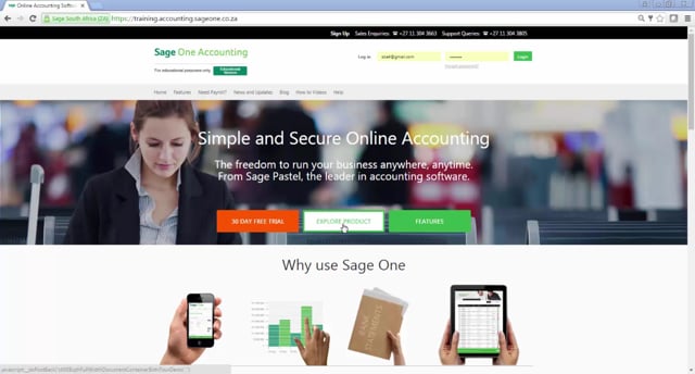 Starting Sage One on Vimeo