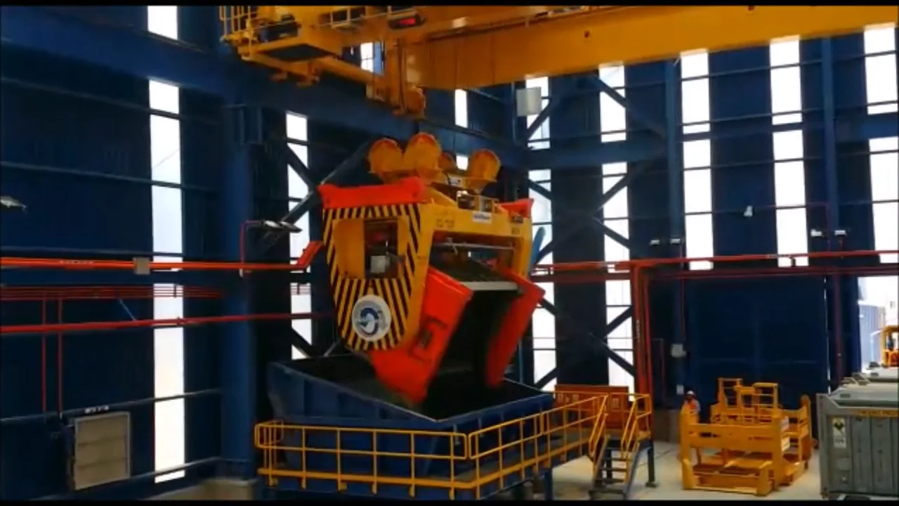 Intermodal Containerised Bulk Handling on Vimeo