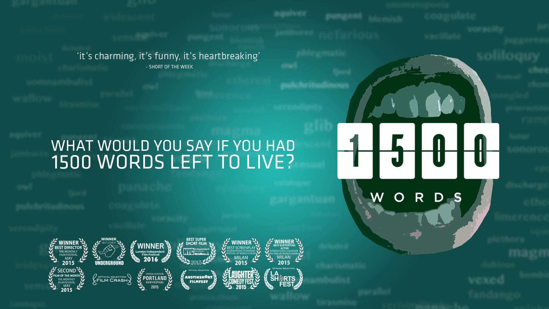 1500 WORDS on Vimeo