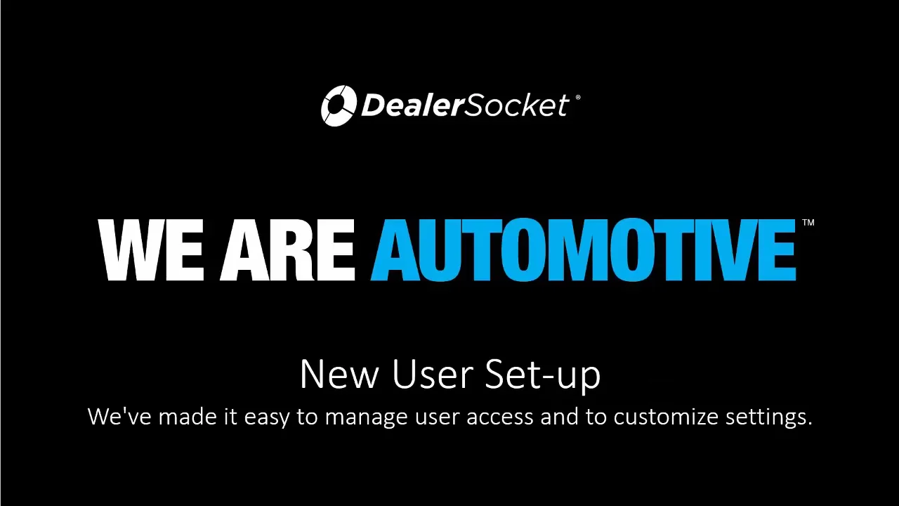 Inventory+ Training Videos - DealerSocket Inventory+, New User Set-up ...