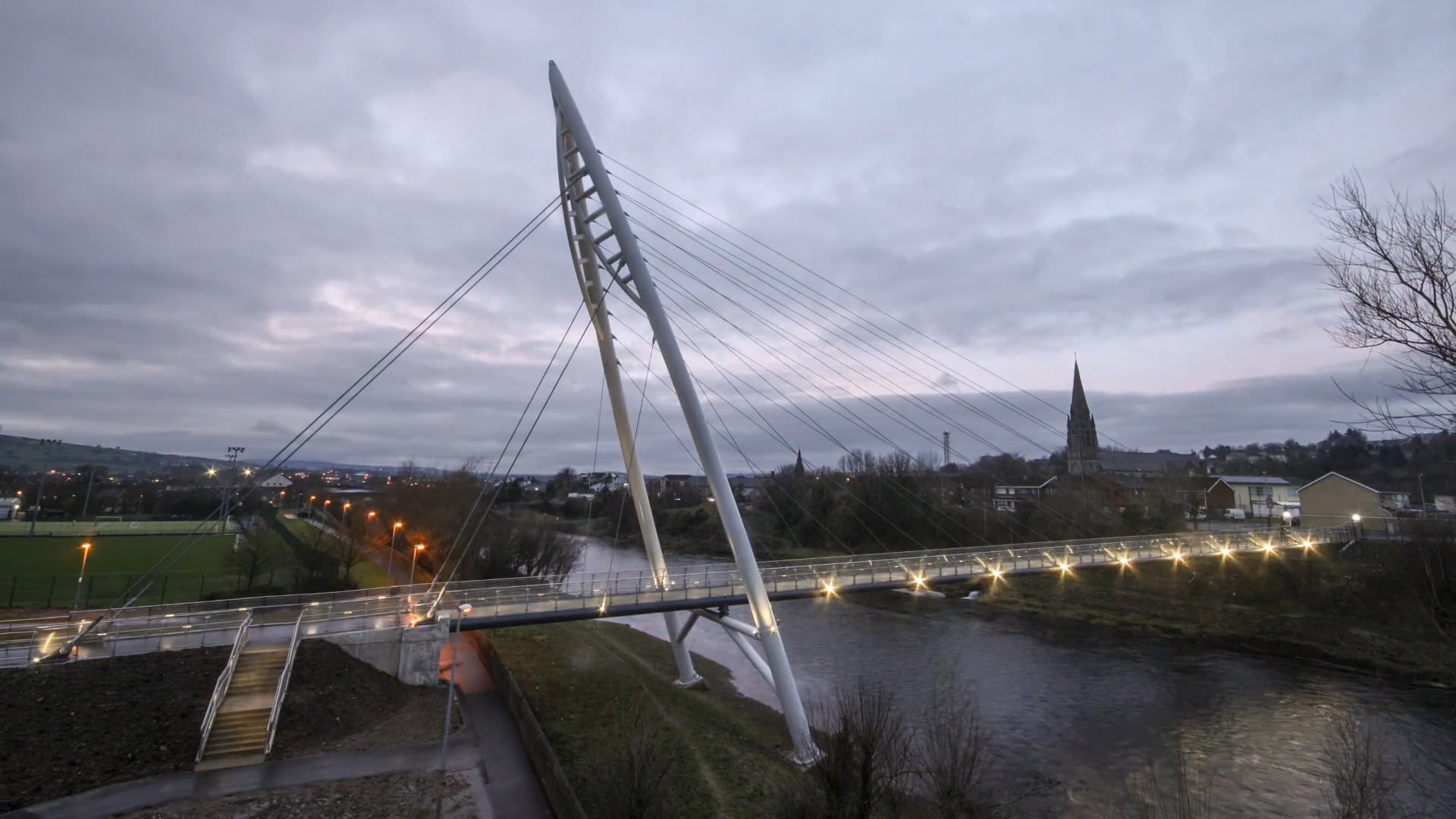 Timelapse photography Northern Ireland - The making of 'Strabane Foot ...