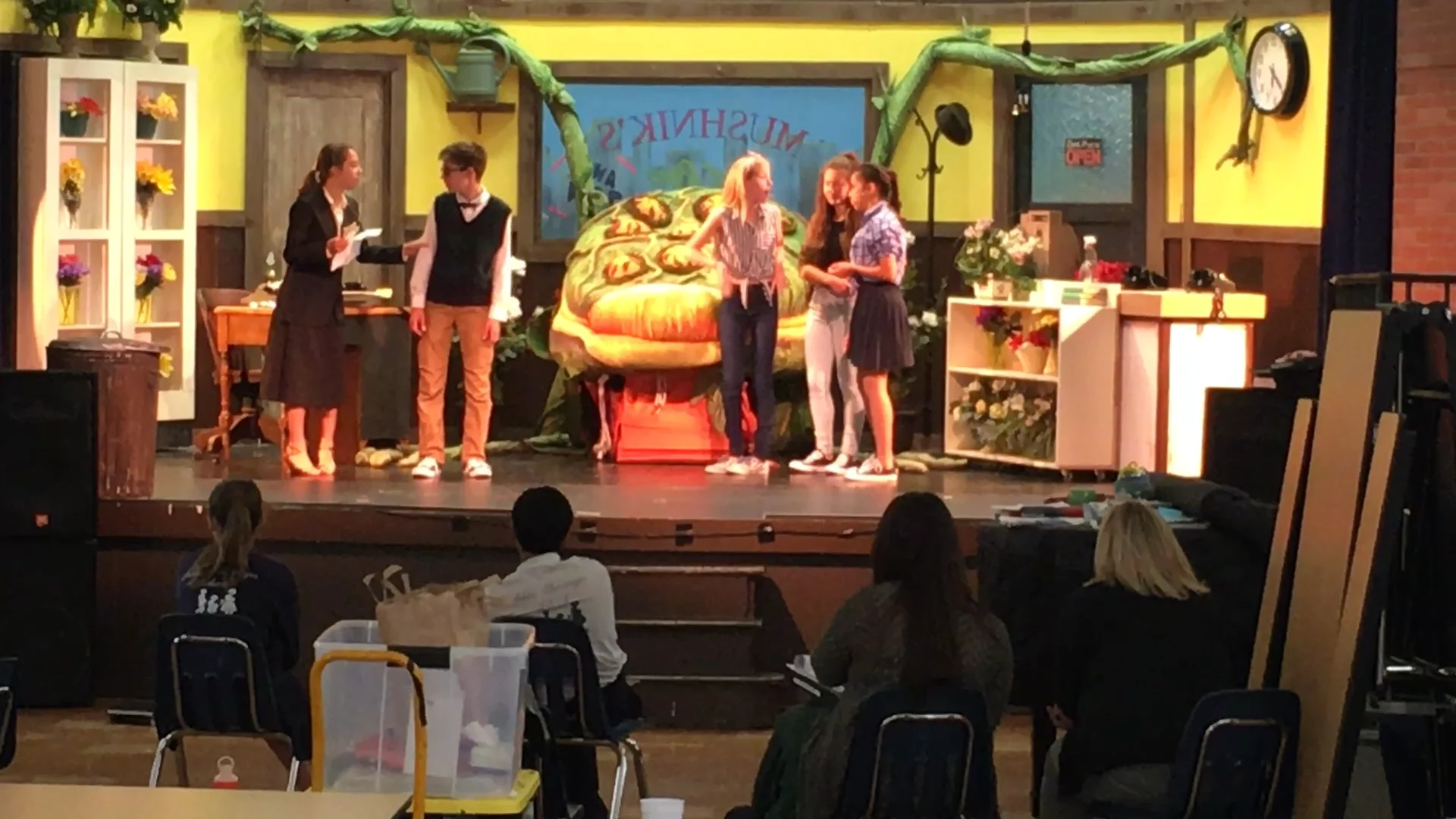 Spoiler Alert!! A rehearsal snippet from Adda Clevenger School's 2016 ...