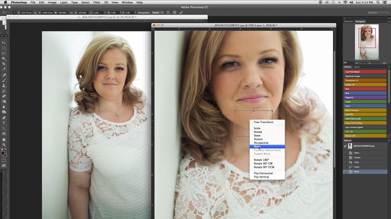 Retouching Jen - Curves Shoot: Jen (Courses) - The Portrait System