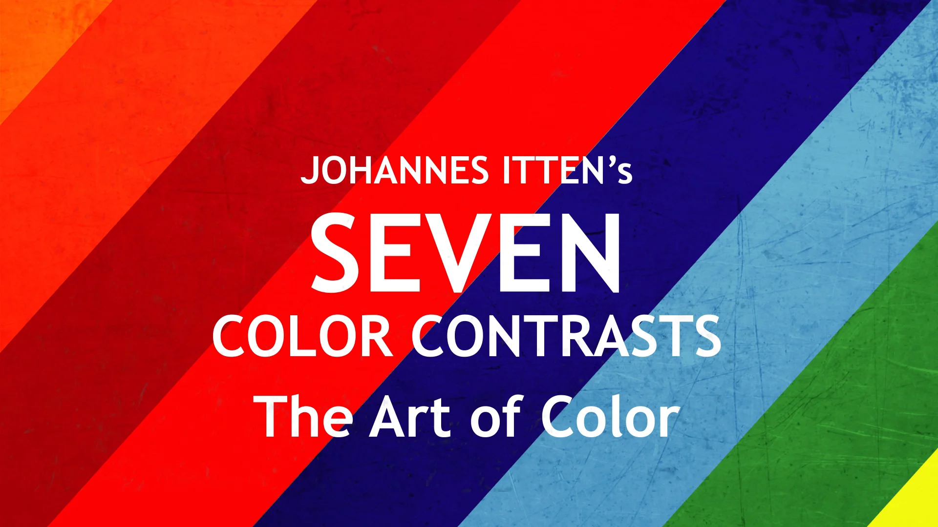 Itten's 7 Color Contrasts on Vimeo