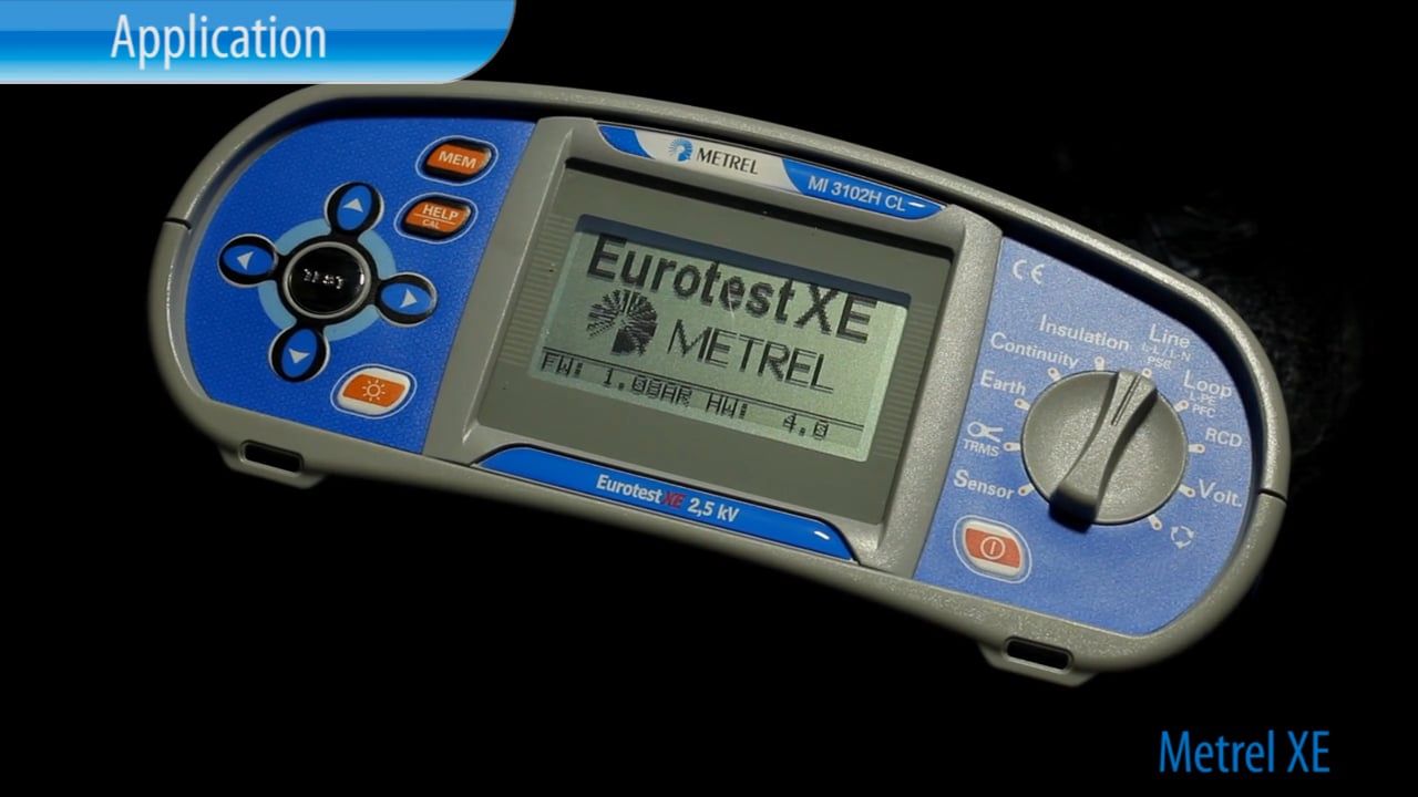 Metrel-Eurotest-XE-EIS-application on Vimeo