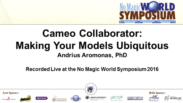 No Magic World Symposium 2016 - Technology & Enterprise Architecture ...