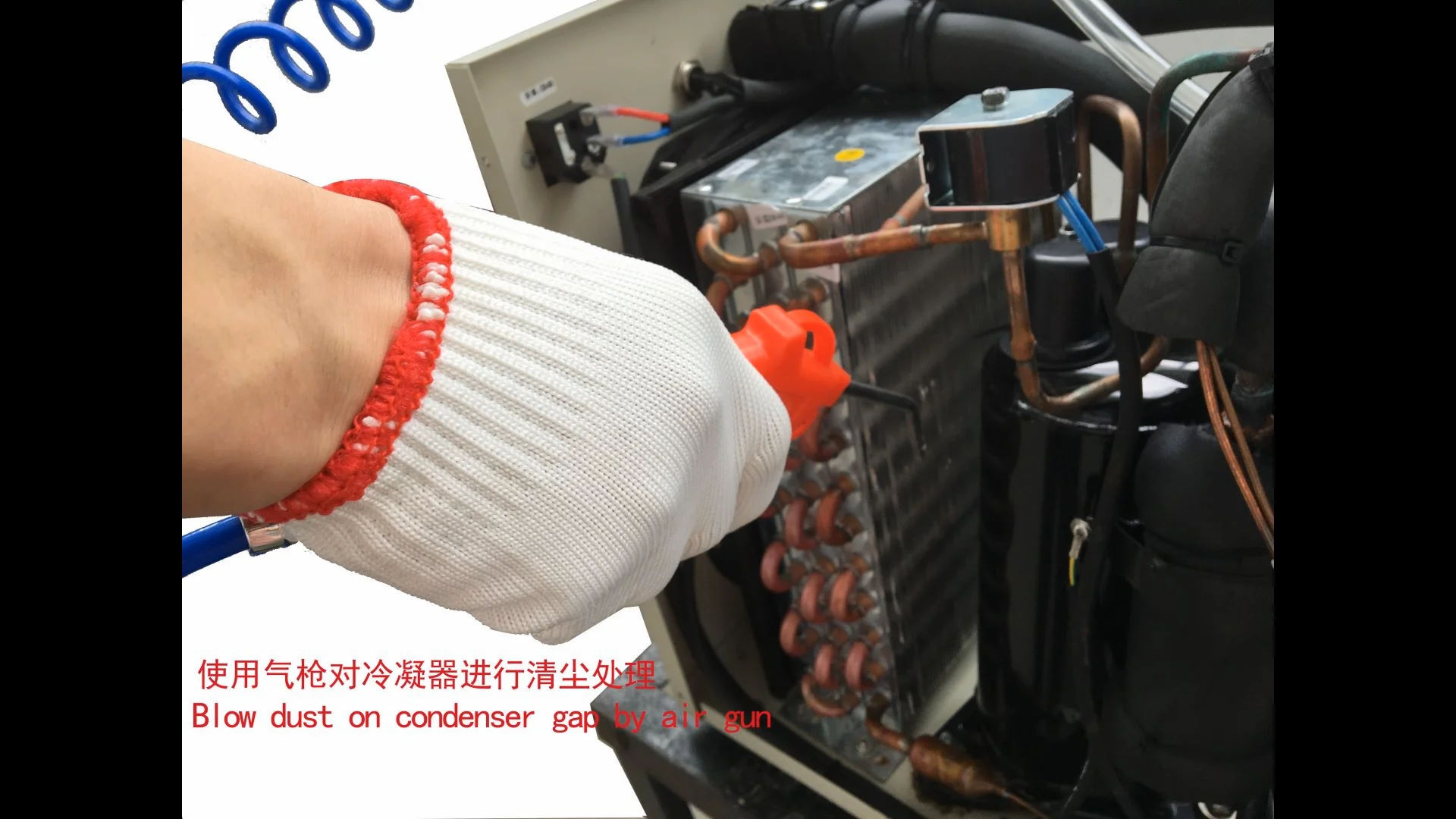 The troubleshooting of E1 alarm of S&A chiller CW-5200