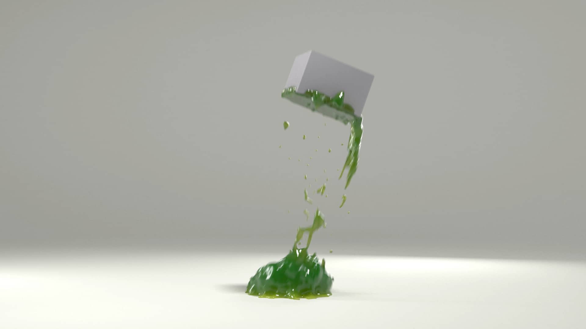 Morve Verte : Sticky Green Goo with some variable break treshold and ...