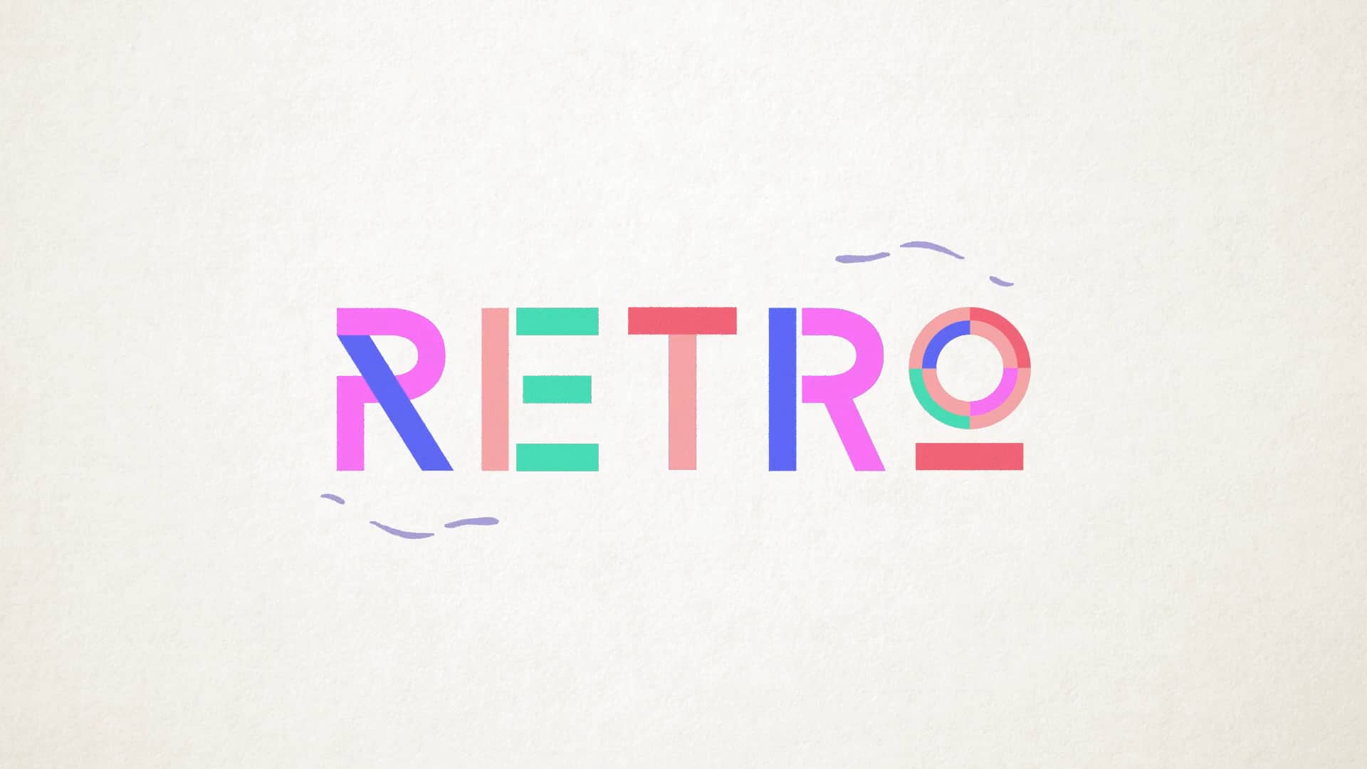 Retro: typo motion on Vimeo