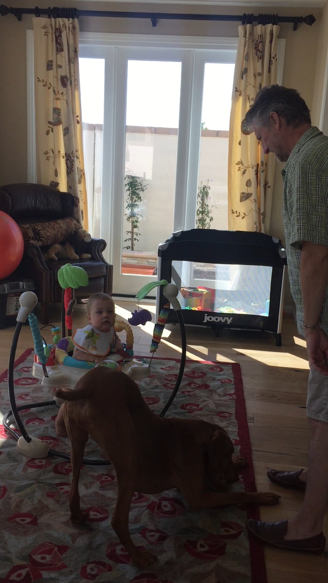 Bouncing with Uncle James! on Vimeo