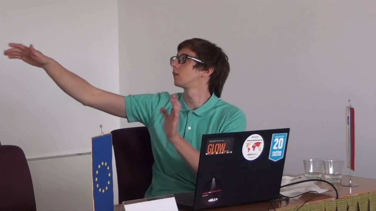 Filip Dobranič, Danes je nov dan: Parlameter - predstravitev platforme ...