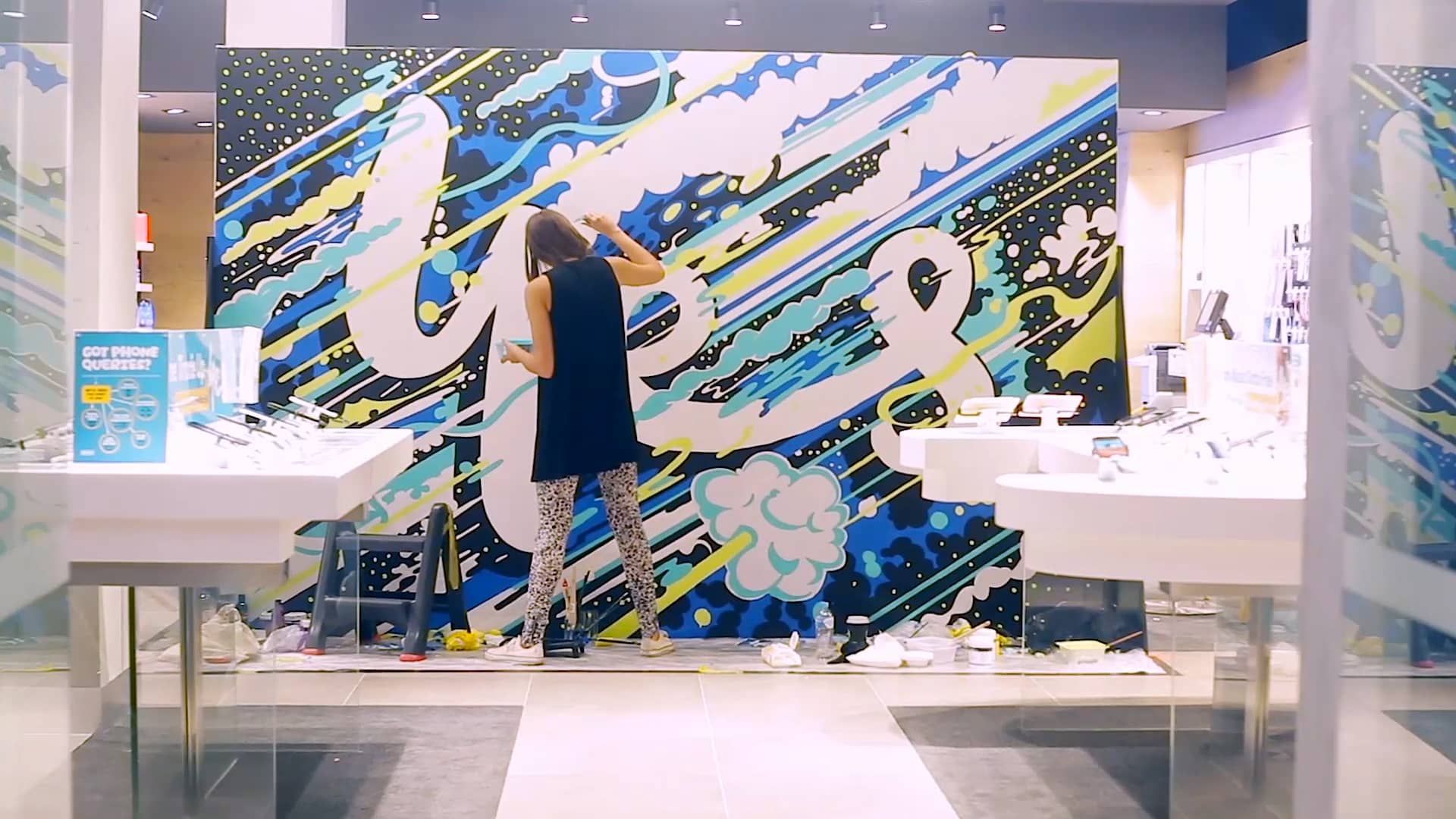 Optus - Artist Installation on Vimeo