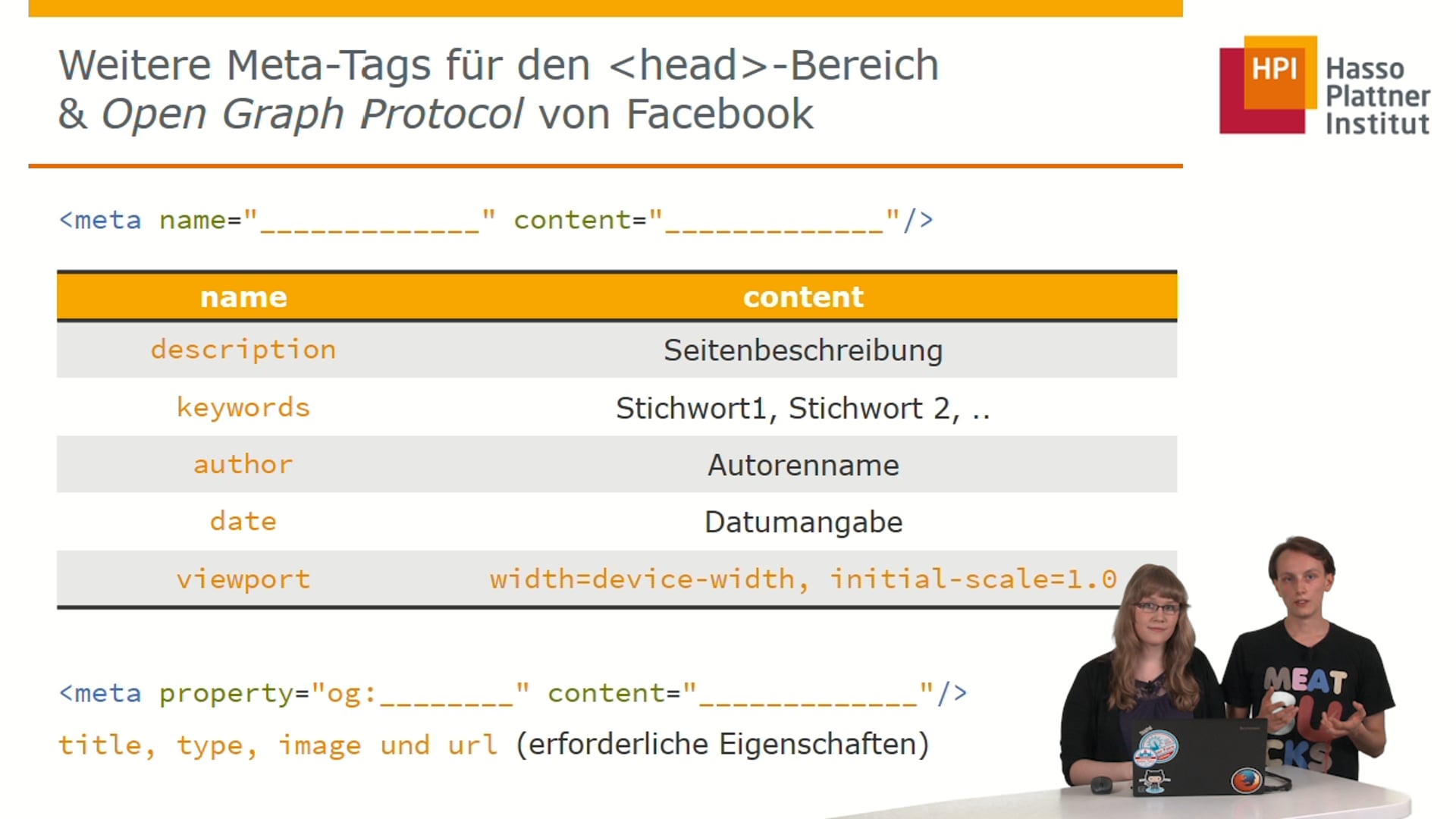 Lektion 4: HTML-Tags & Attribute | Wie designe ich meine eigene