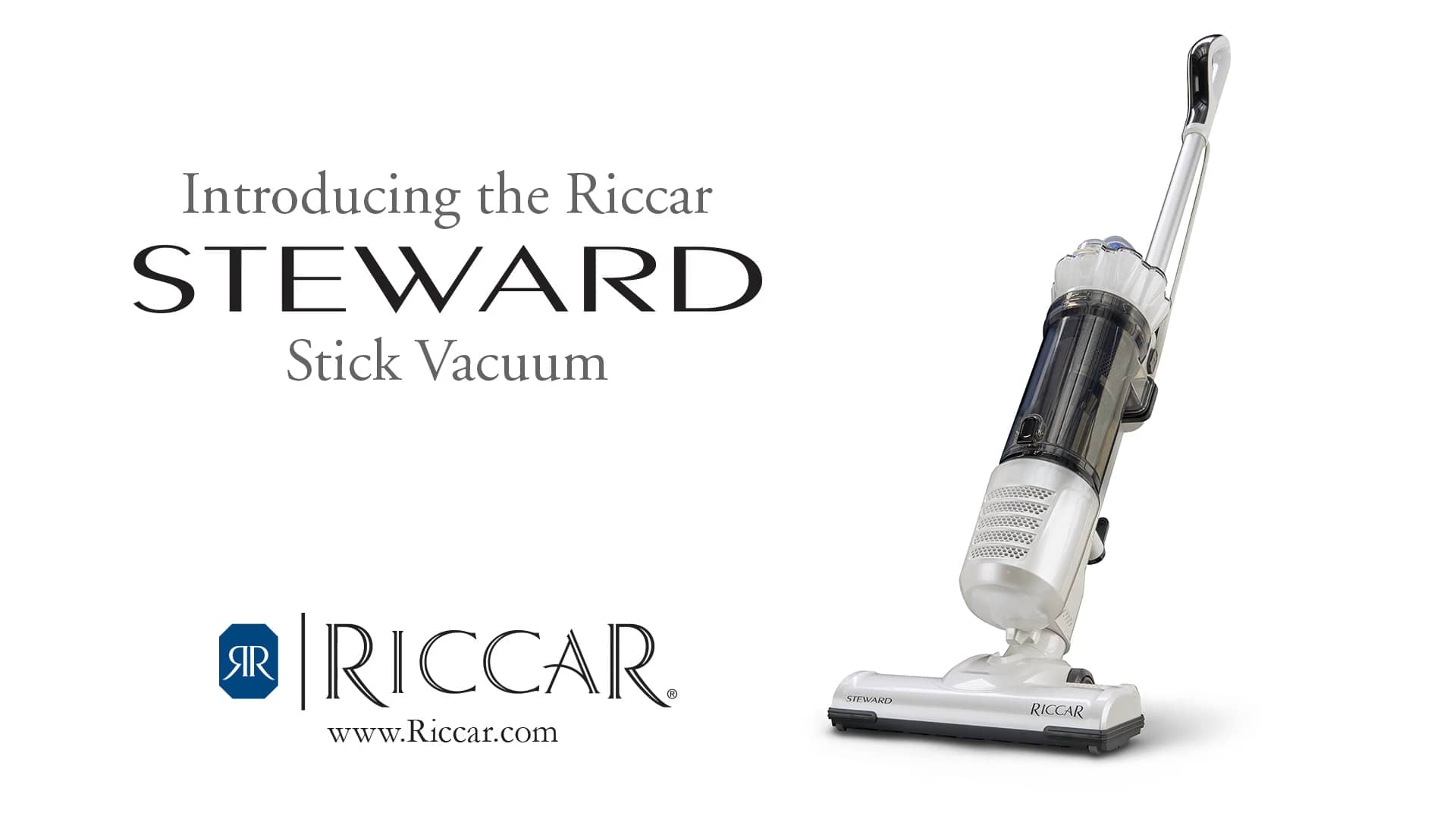 Riccar Steward Stick Vacuum on Vimeo