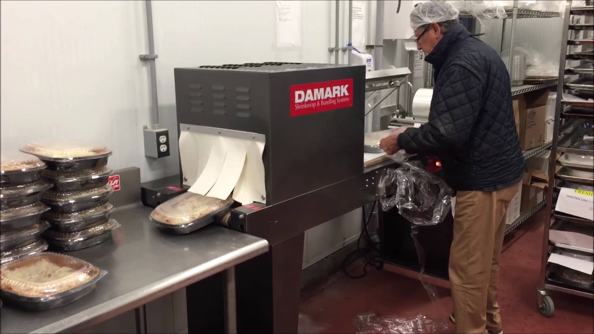 DAMARK MP Series | MP3 L Bar Sealer & Shrink Tunnel System with lasagna ...
