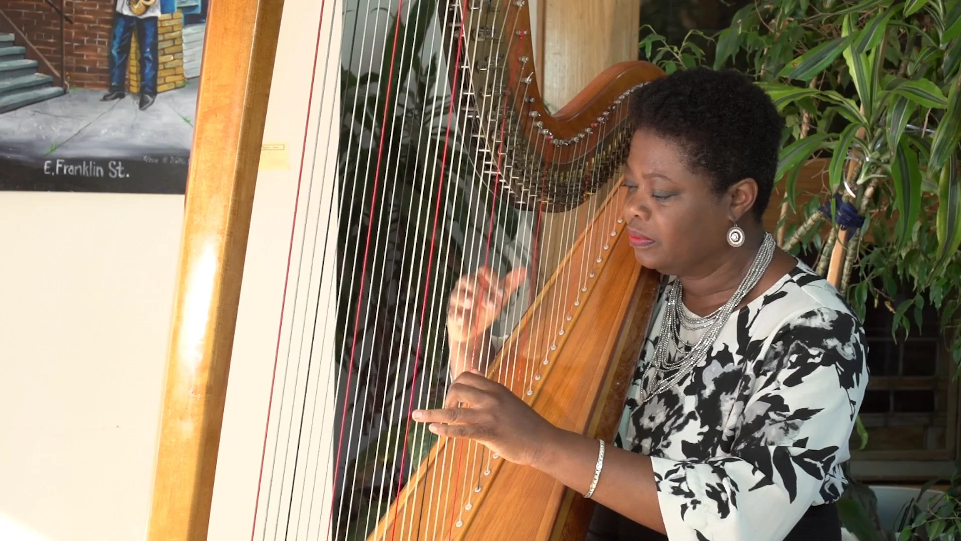 Winifred Garrett, Harpist in Residence