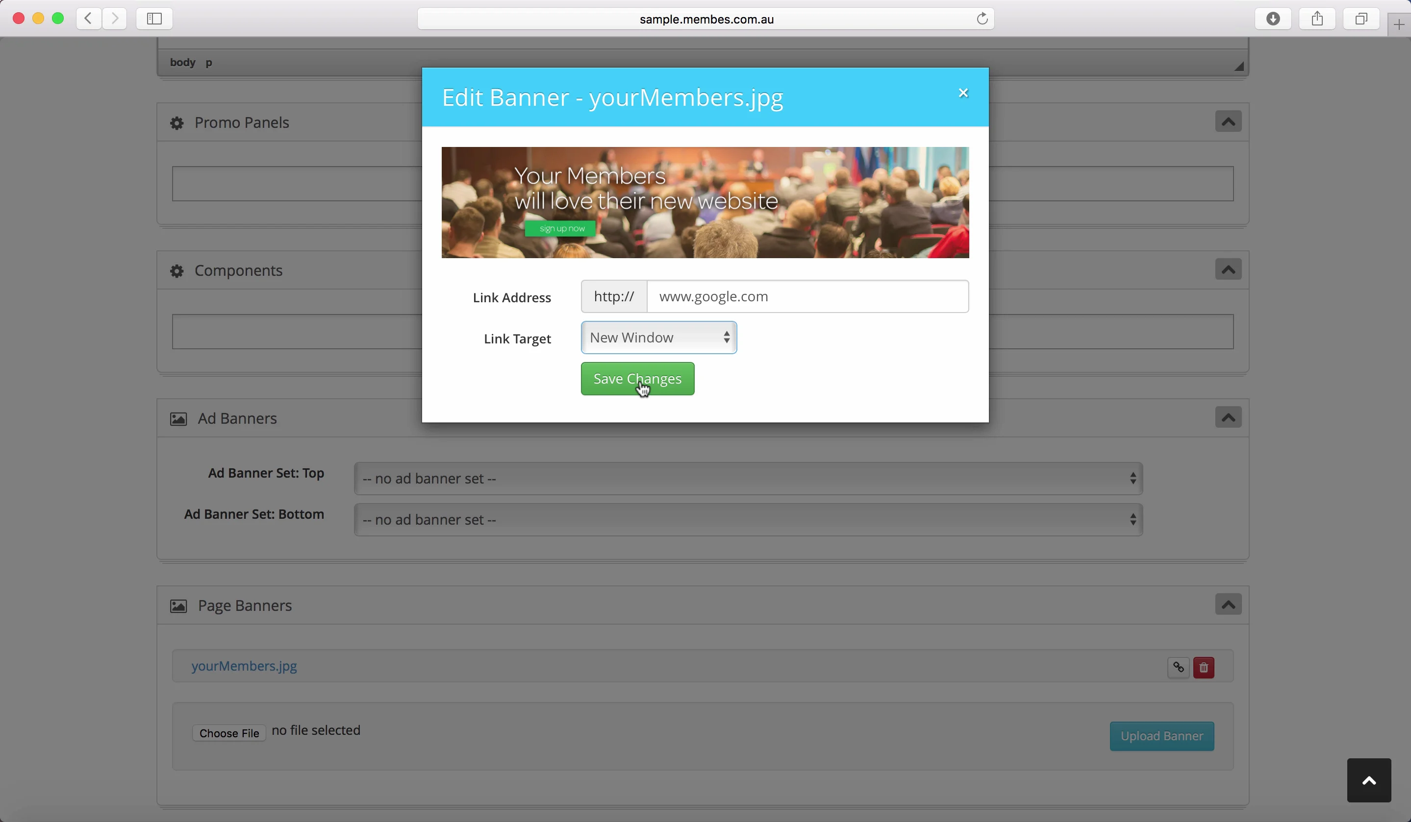 Page Banners on Vimeo