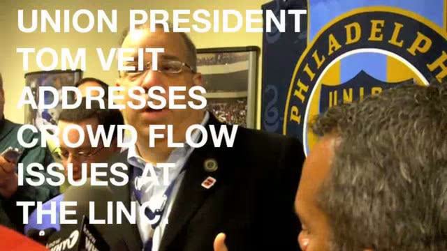 Raw Video: Philadelphia Union President Tom Veit on Lincoln Field Gate ...