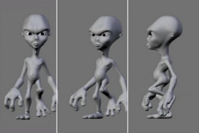 Cartoony Alien walk cycle test 002 on Vimeo
