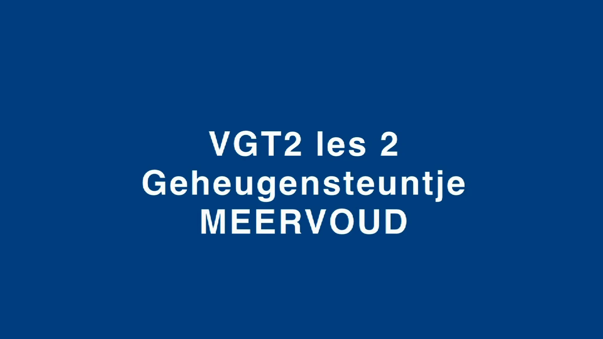 VGT2 VID 2.5 meervoud on Vimeo
