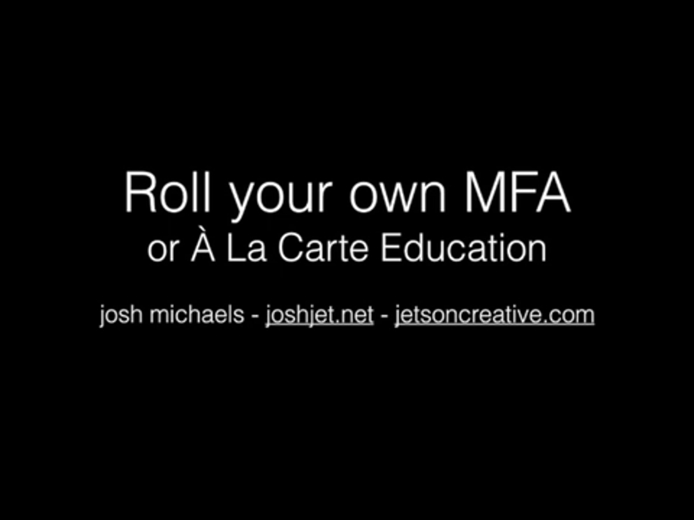 Roll your own MFA