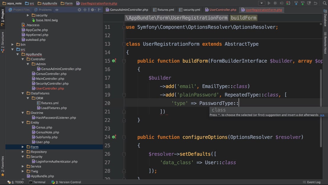 Registration Form Symfony 3 Security Beautiful Authentication