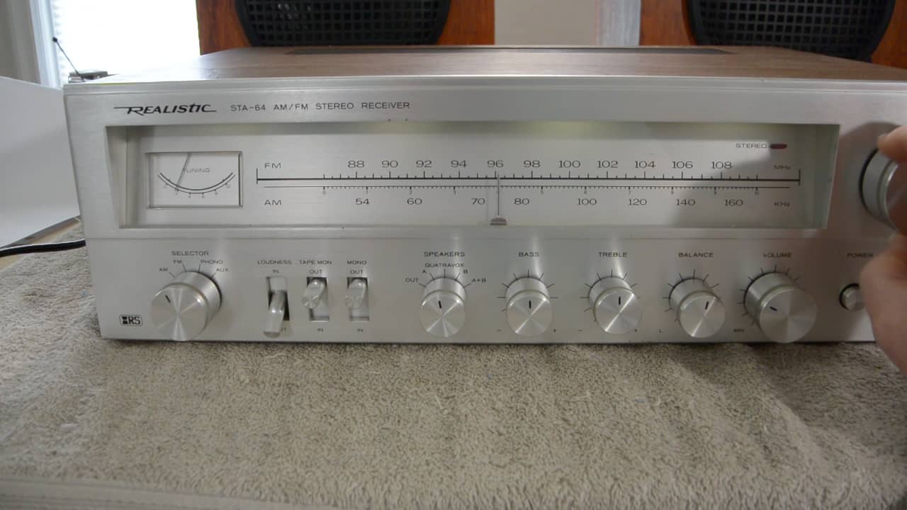 Realistic STA-64 stereo receiver demonstration on Vimeo