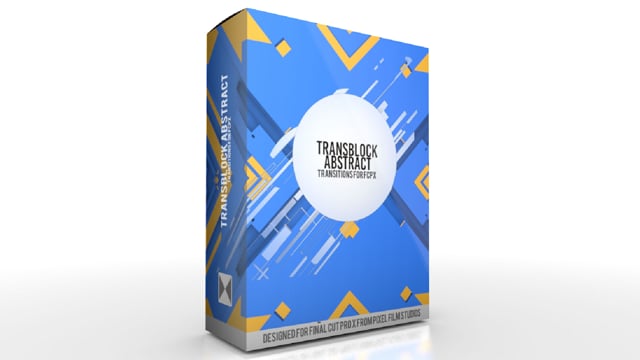 Pixel Film Studios Announced The Release of TransBlock Abstract for Final Cut Pro X