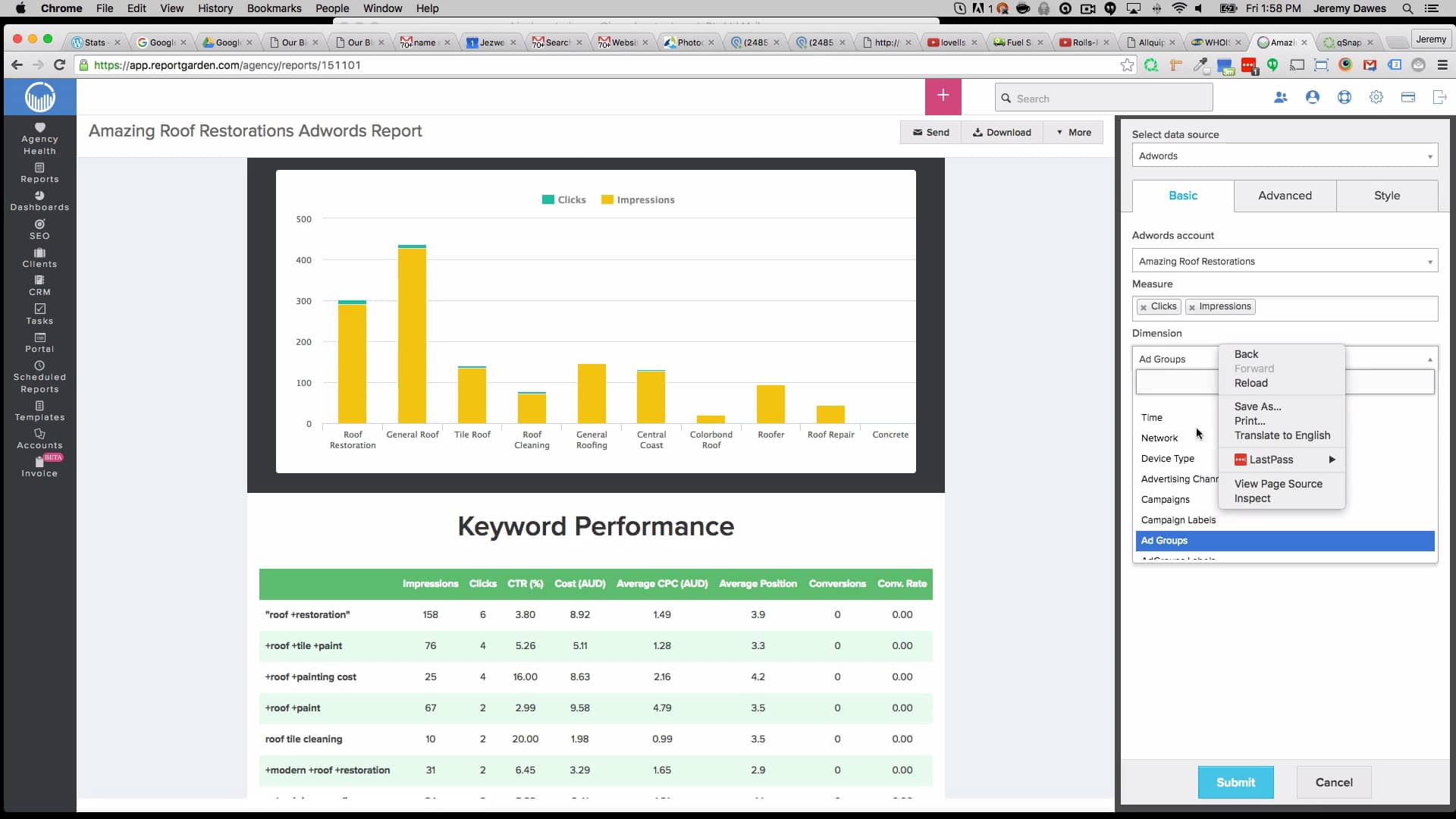 Discussion about the adwords reports in report garden on Vimeo