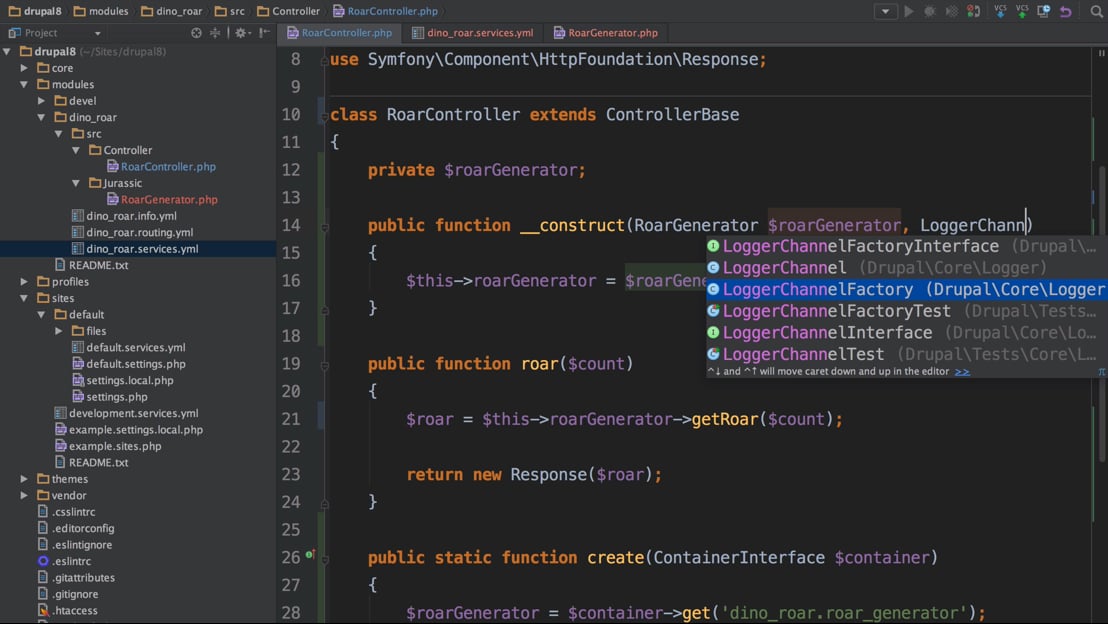 How to Get a Service in the Controller > Drupal 8: Under the Hood | SymfonyCasts