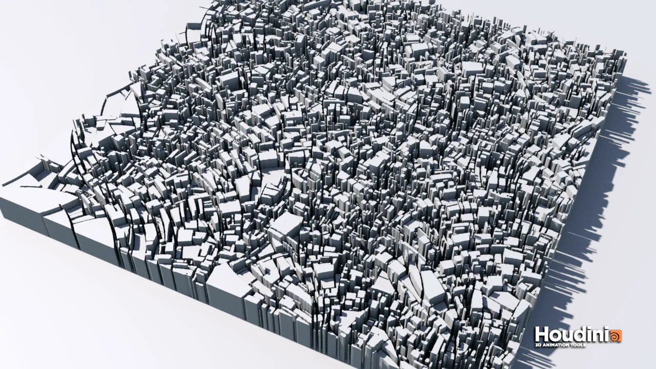 Houdini Building Generator test v001