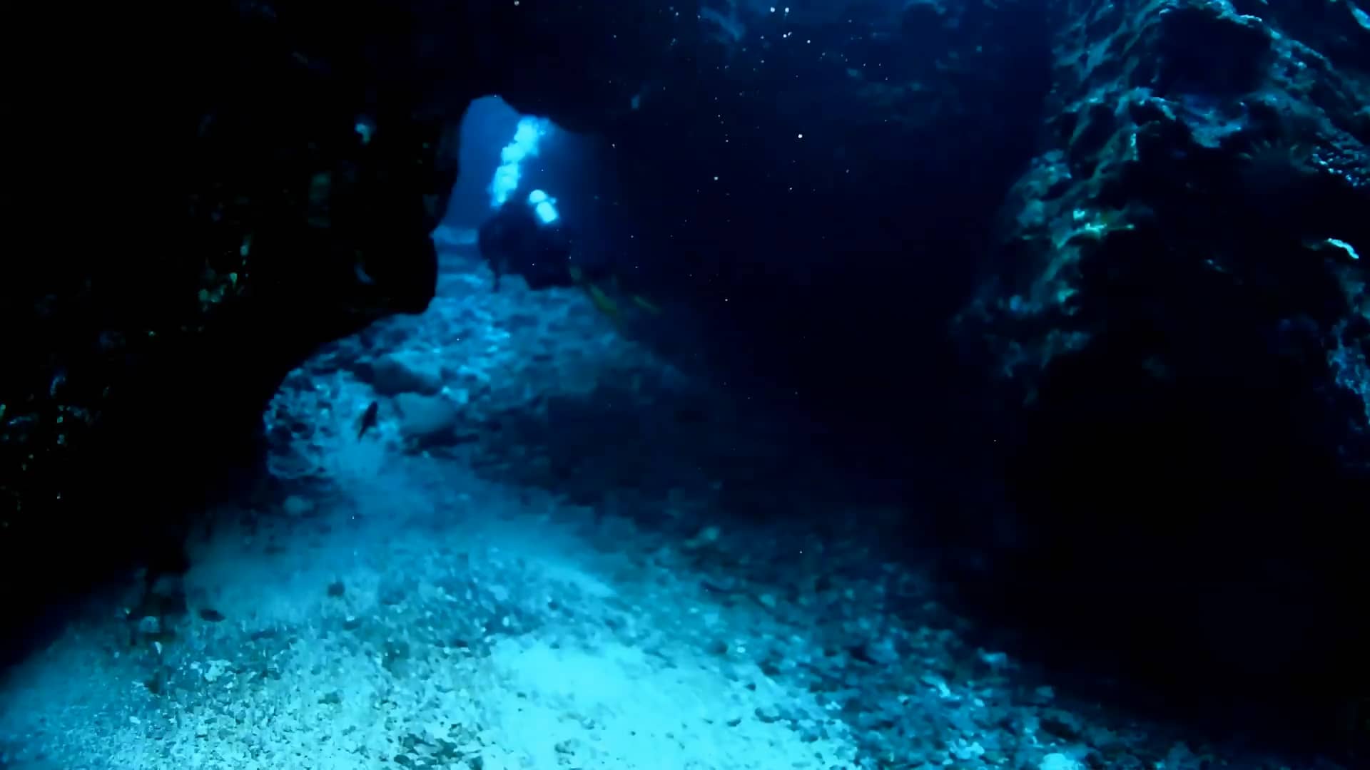 Lava Tube Swim throughs and into the Blue on Vimeo
