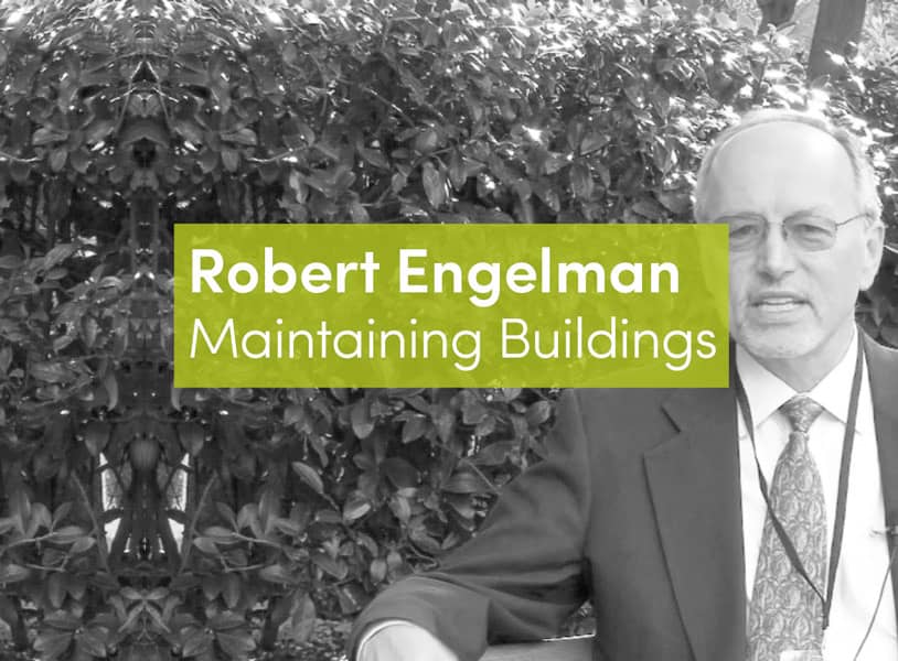 Robert Engelman | How should we maintain buildings? on Vimeo