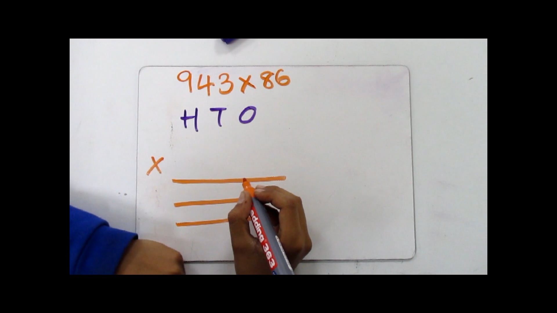 Multiplication - written algorithm for long multiplication on Vimeo