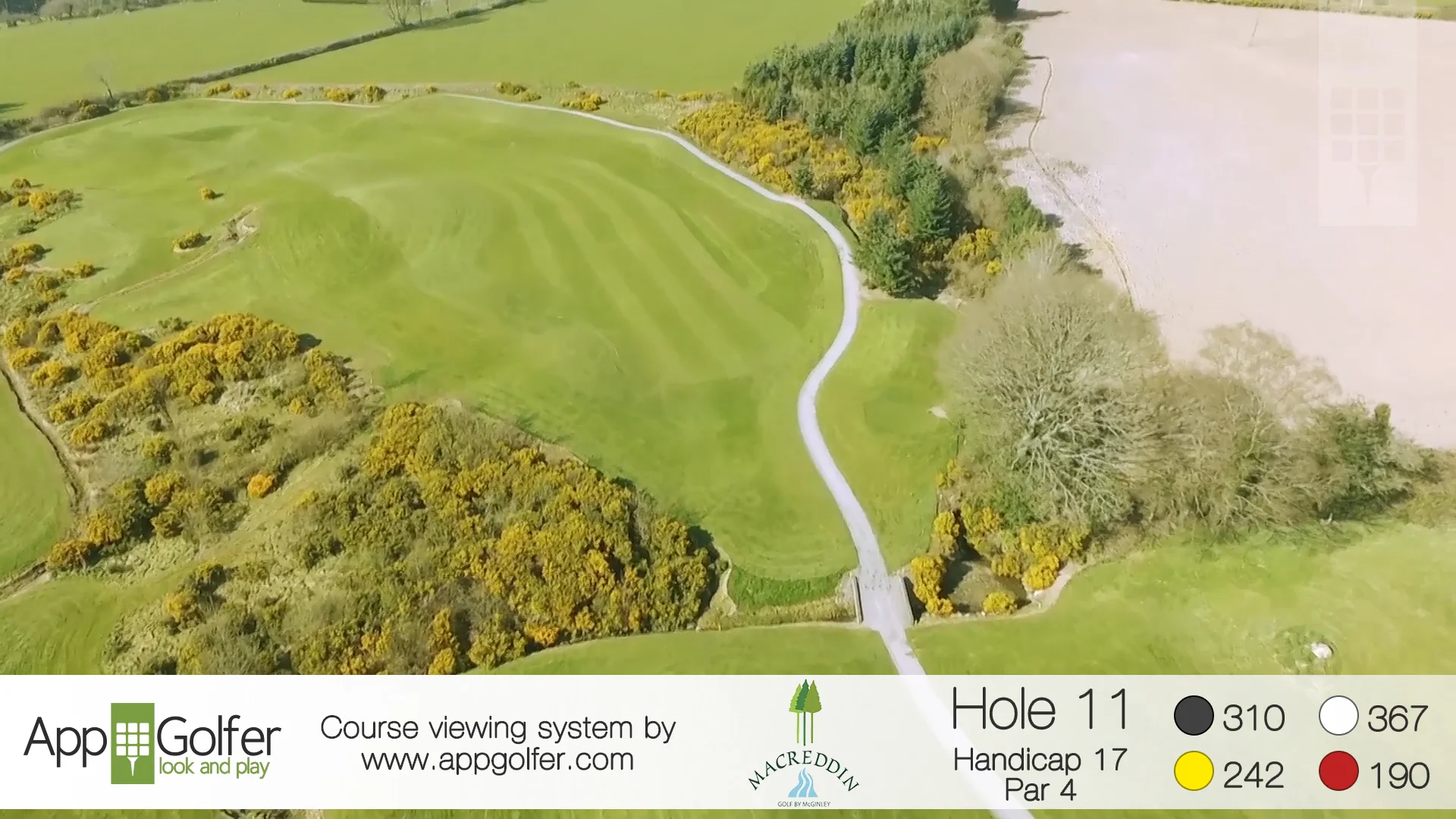 Macreddin Golf hole 11 AppGolfer on Vimeo