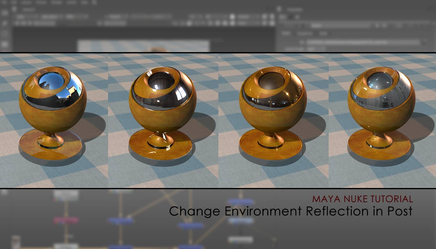 Maya Nuke Tutorial: change Environment Reflection in Post on Vimeo