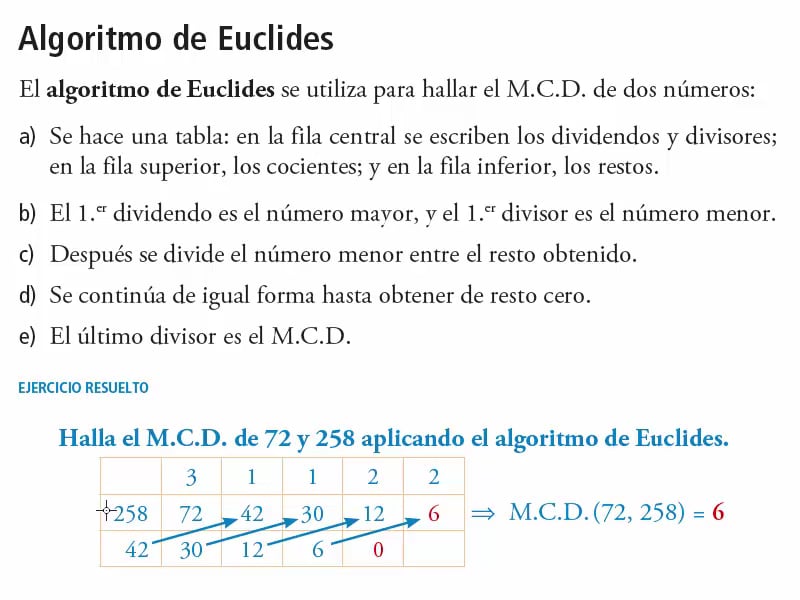 Algoritmo de Euclides. on Vimeo