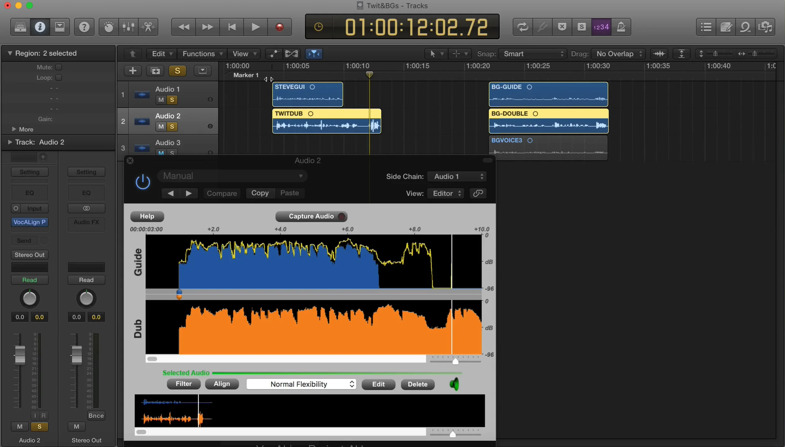 Using VocALign Project 3 with Logic Pro X (Non-ARA) on Vimeo