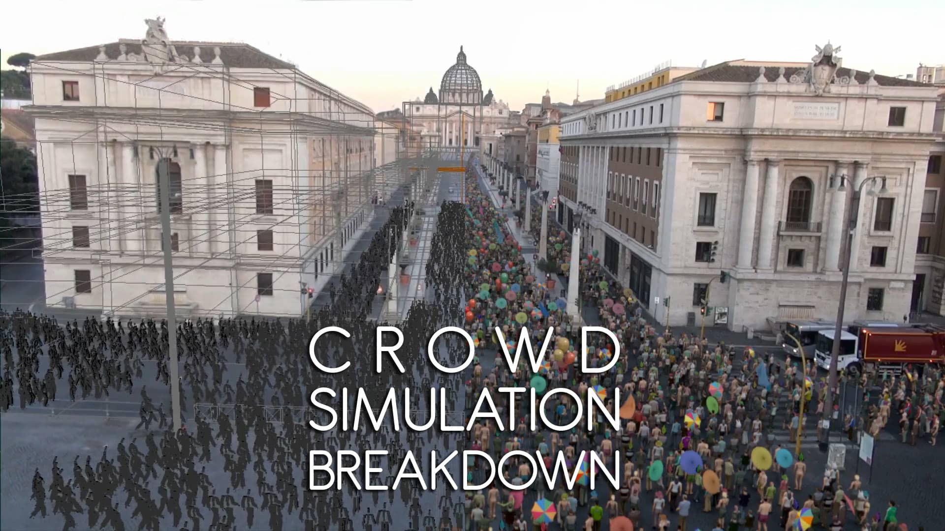 Crowd Simulation - Italia's got Talent - Breakdown on Vimeo