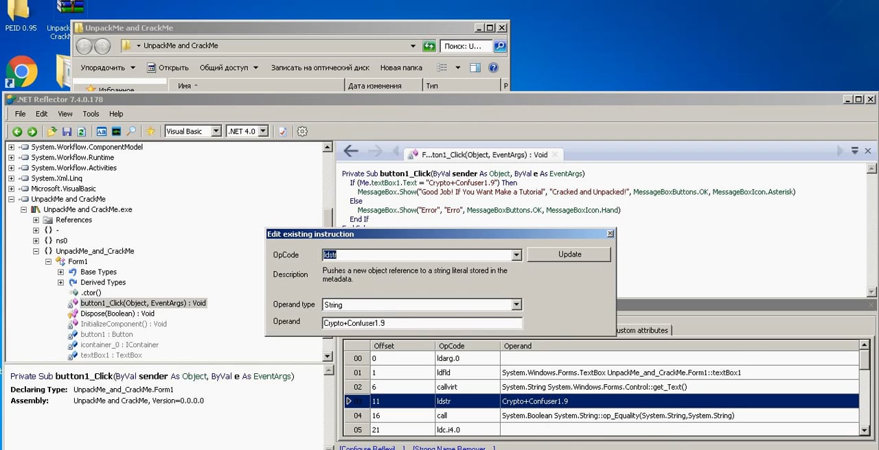 [Video tutorial] Unpacking Crypto Obfuscator and Confuser 1.9 on Vimeo