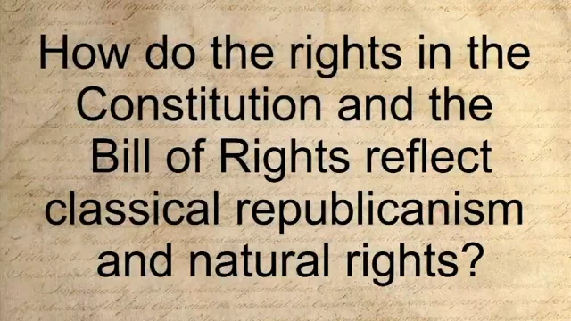 Republicanism In The Constitution