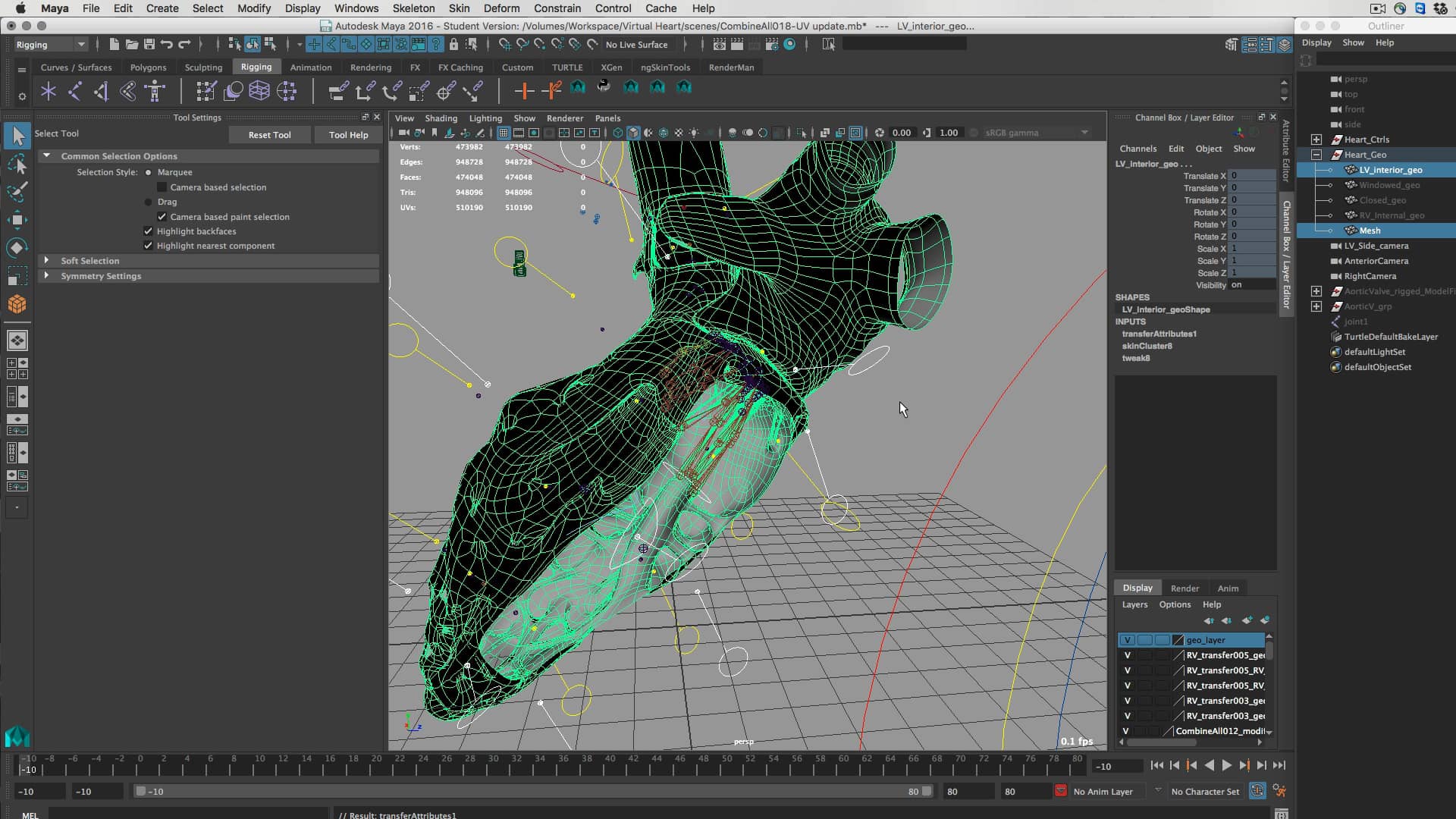 Maya - Transfer UVs to a Rigged Object on Vimeo