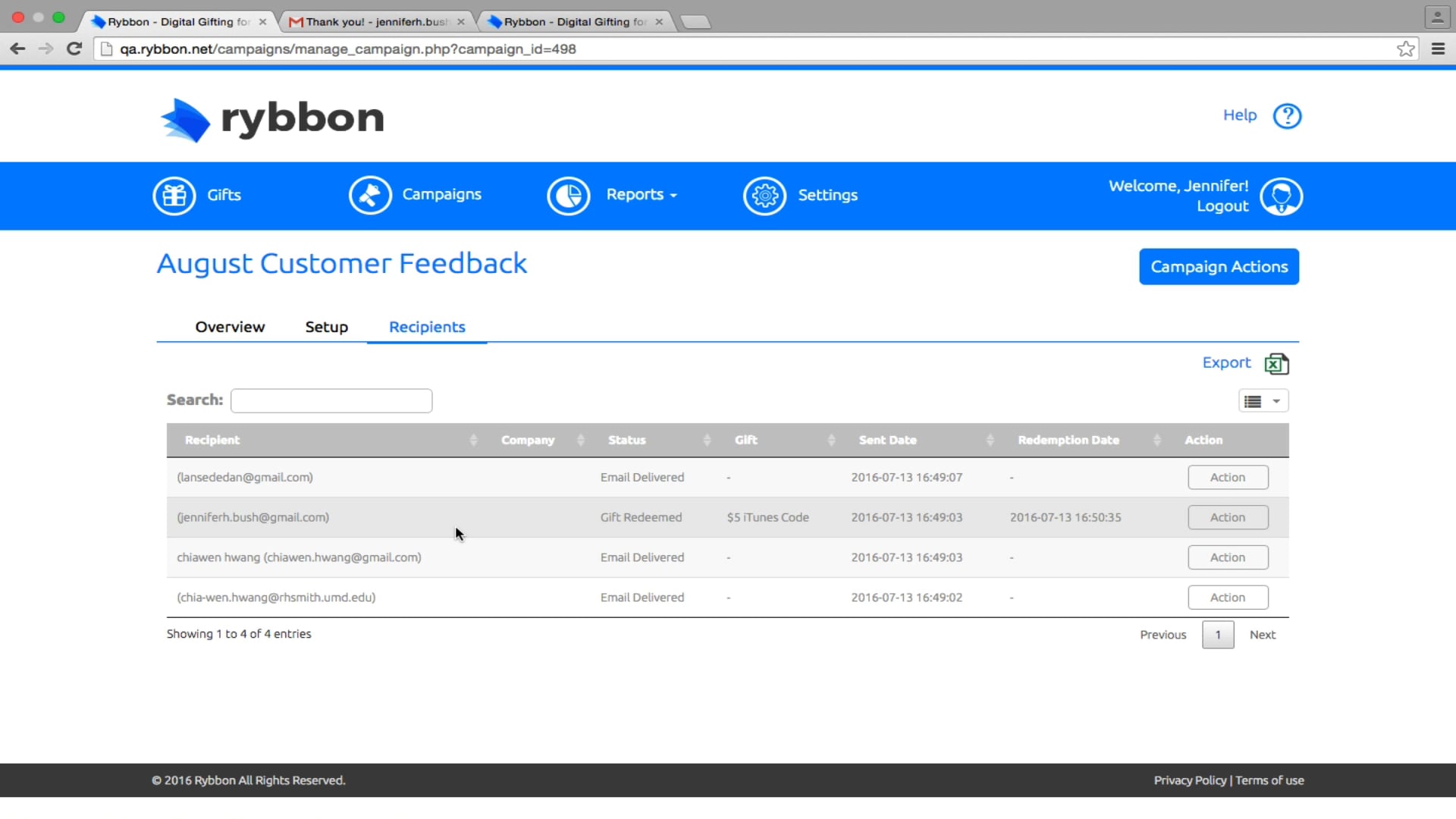 How to Send Rewards via Rybbon on Vimeo